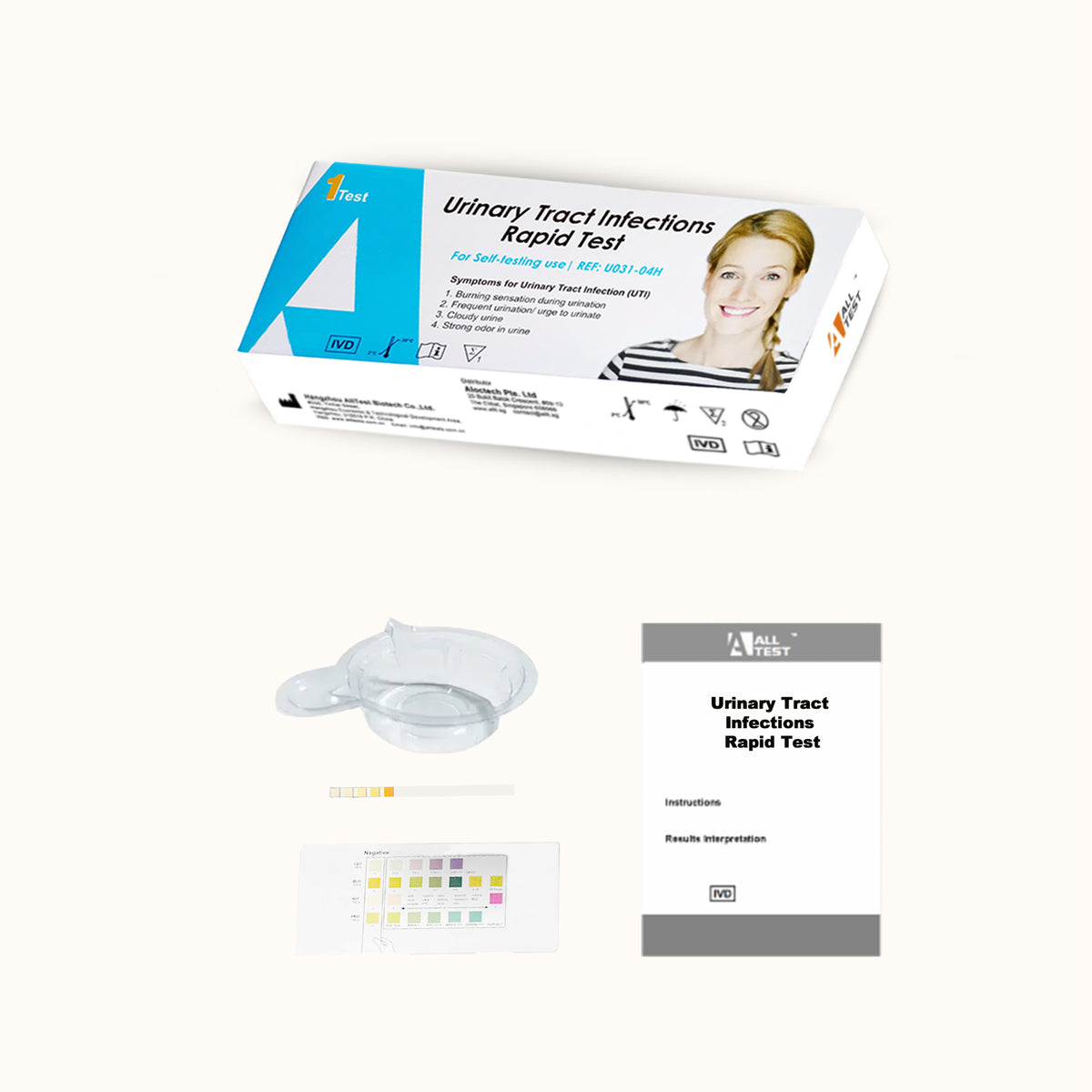 Urinary Tract Infection (UTI) Test Dipstick – Alltest